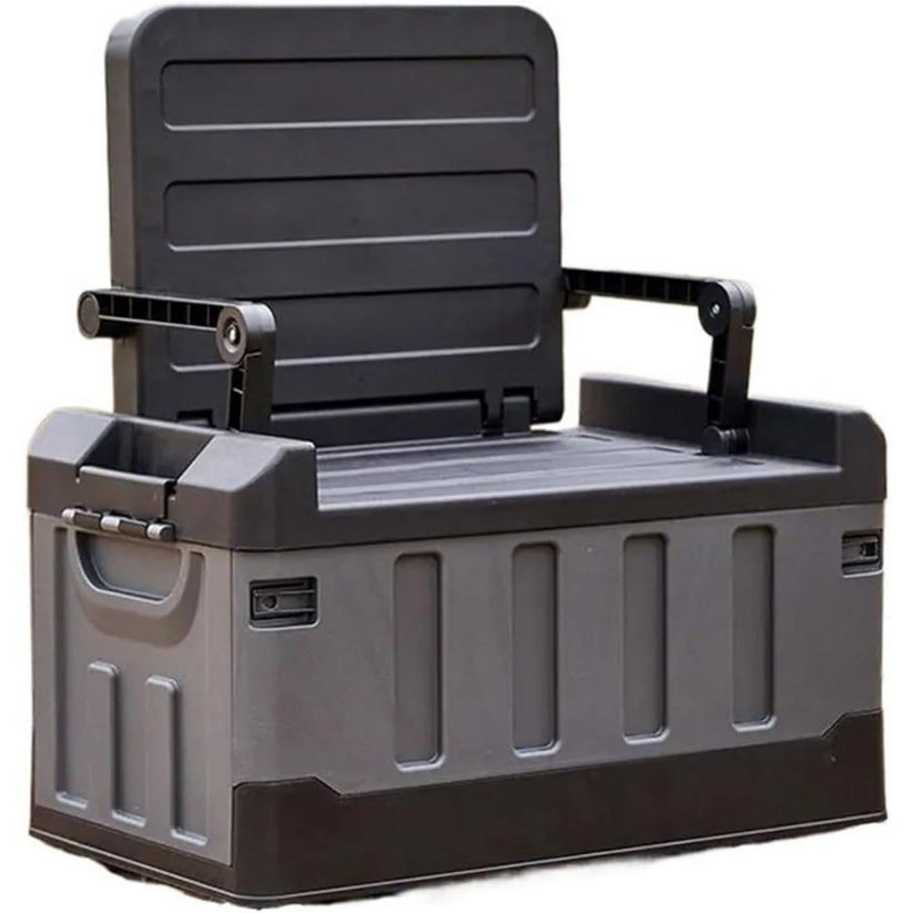 Trunk Organizer with Lid for Car, Seatable Camping Organizer with Bag ...